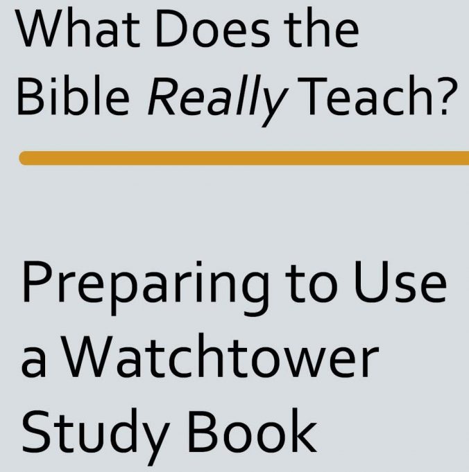 Preparing to Use a Watchtower Study Book