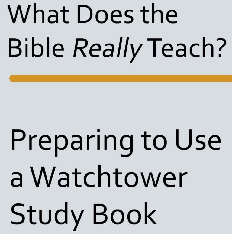 Preparing to Use a Watchtower Study Book
